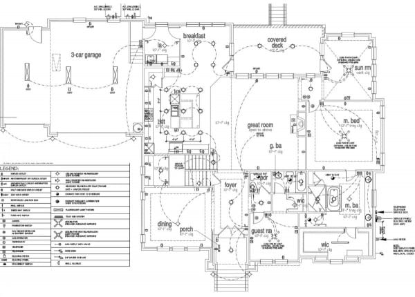 Electrical Plan Drawing