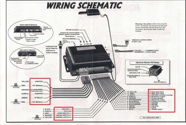 Car Alarm Wiring Colors | Car Wiring Diagram