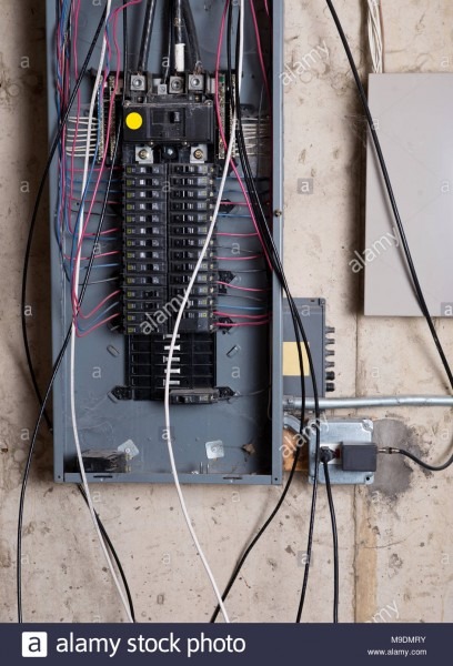 Electrical Service Panel And Branch Circuit Wiring In The Basement ...
