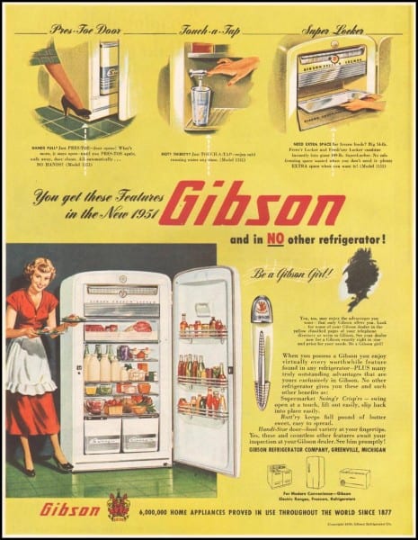 Gibson Refrigerator Model Numbers
