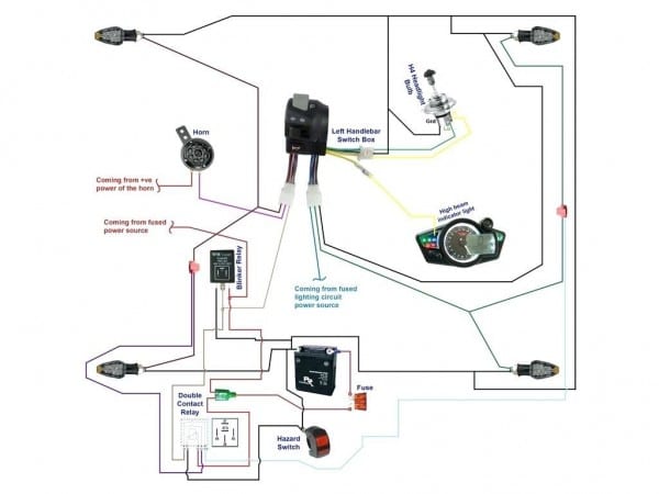 Wiring Diagram For Motorcycle Led Lights