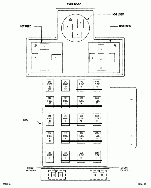 2002 Dodge Neon Fuse Box Diagram