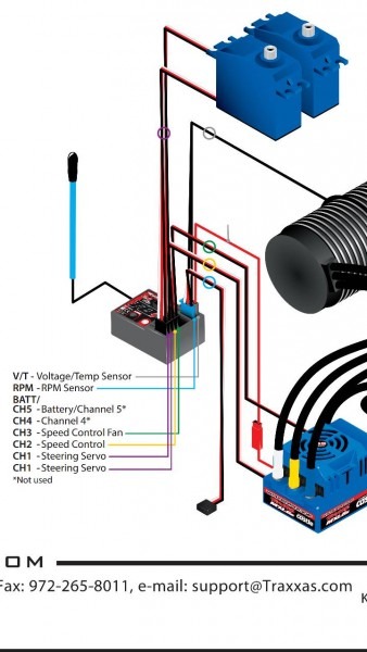 Traxxas Receiver Wiring