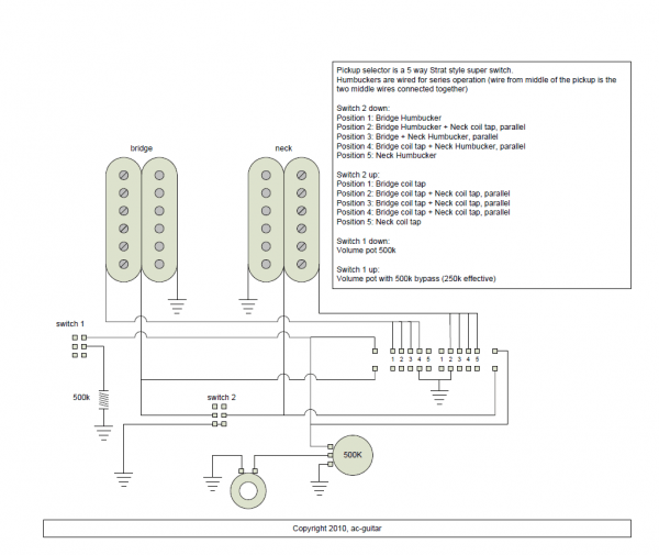 5 Way Switch Guitar