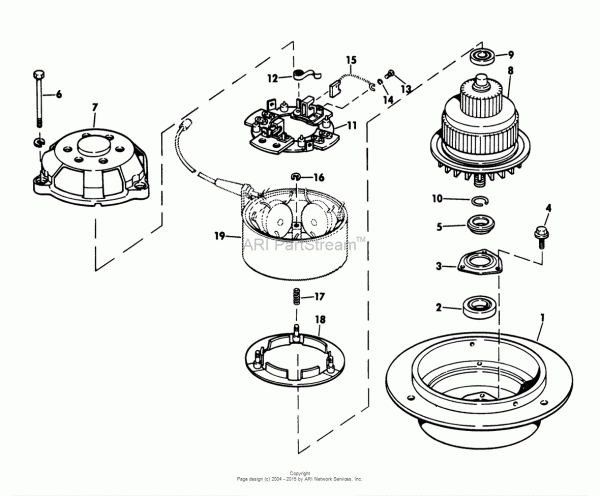 Electric Motor Parts Diagram
