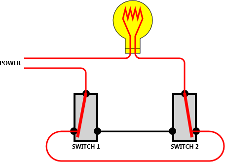 Simple Three Way Switch Diagram
