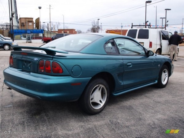Pacific Green Metallic 1996 Ford Mustang V6 Coupe Exterior Photo | Car ...