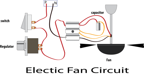 Ceiling Fan Capacitor Connection