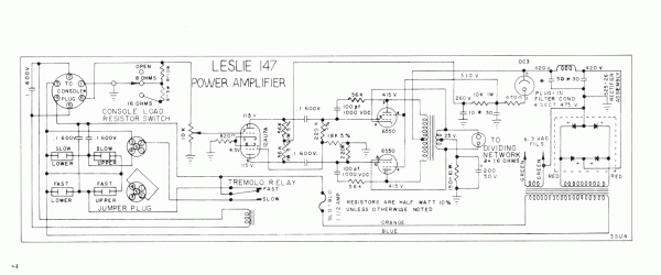 Leslie 147 Schematic