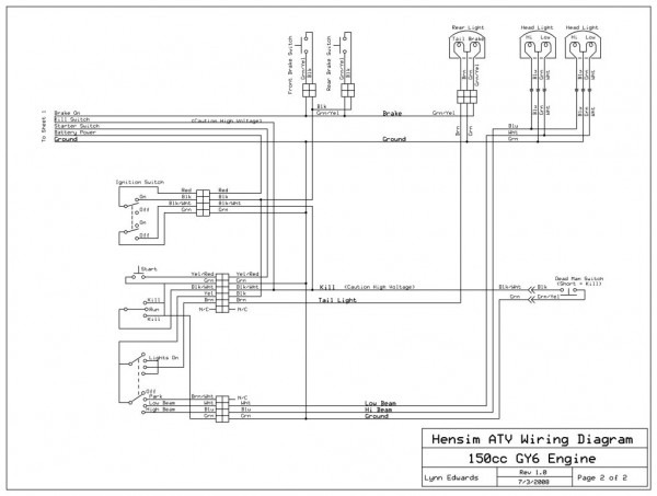 Hensim Atv Wiring Diagram