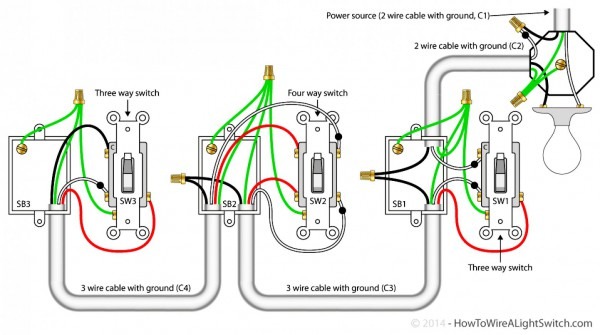 Wiring Diagram Single Pole Switch Multiple Lights Free Download | Car ...