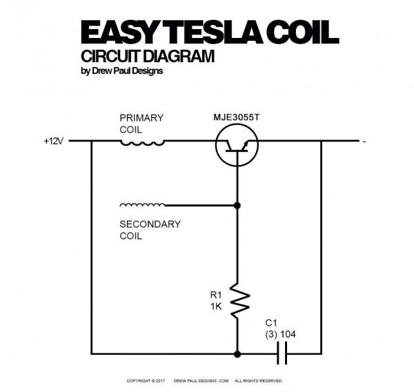 Easy Tesla Coil! 6 Steps (with Pictures) | Car Wiring Diagram