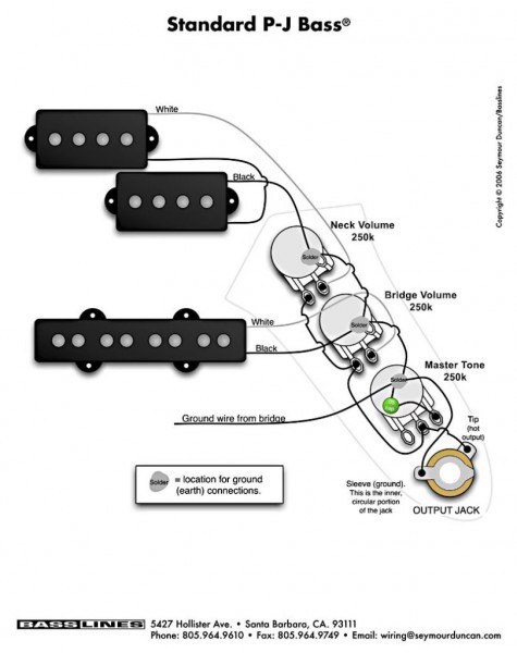 Bass Guitar Wiring