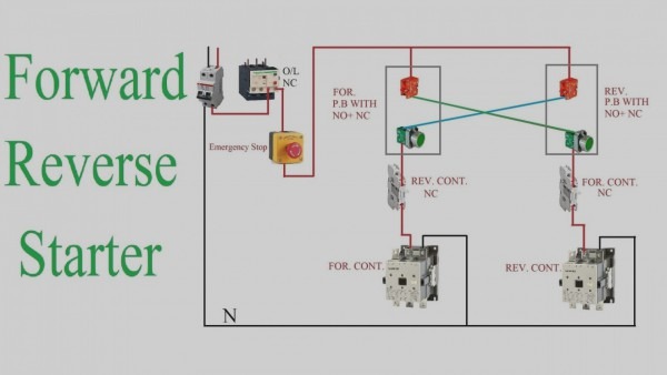 How To Wire Single Phase Motor Forward And Reverse