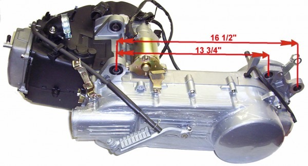 Chinese Gy6 150cc Scooter Motor