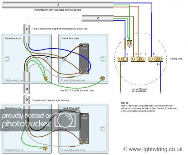 Wiring A Two Way Switch Uk